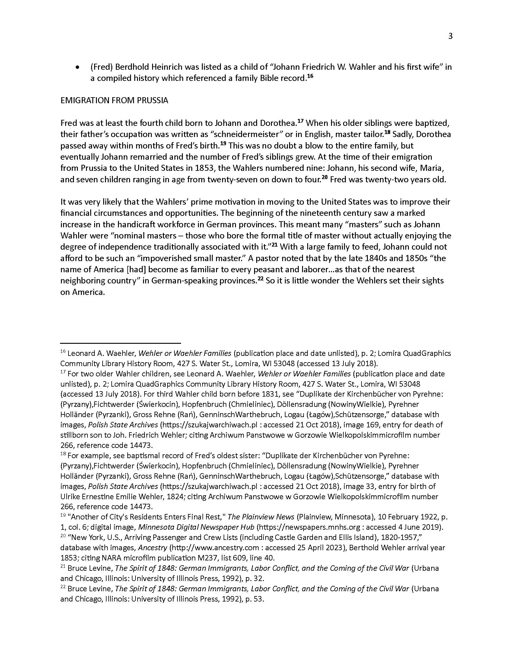 Narrative Lineage – 3 Generations